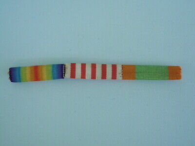 FRANCE WWI 3 BAR SERVICE RIBBON BAR FOR UNIFORM. ORIGINAL RARE ...