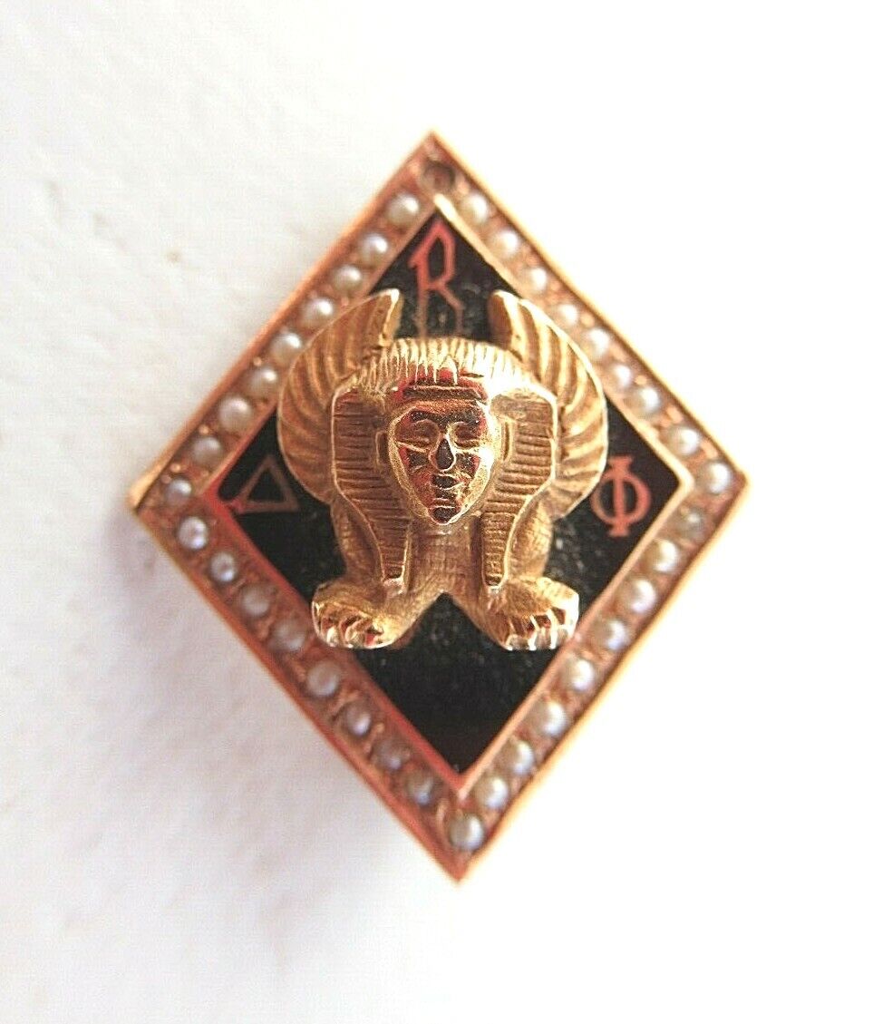 USA FRATERNITY PIN DELTA BETA PHI. MADE IN GOLD. 1460 – WorldWideMedals